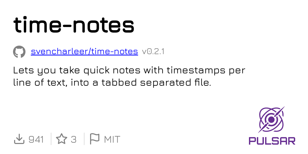 time-notes