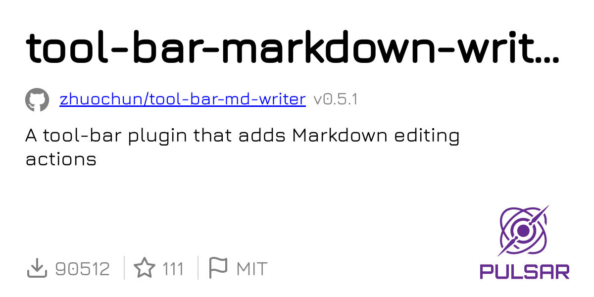 tool-bar-markdown-writer