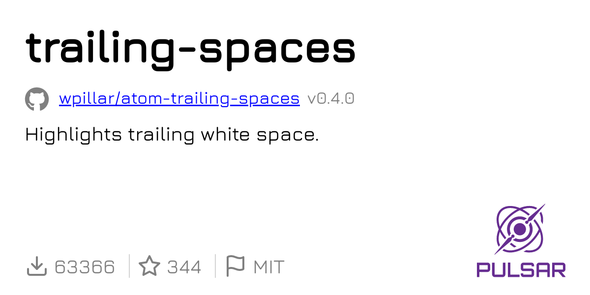 Trailing Spaces