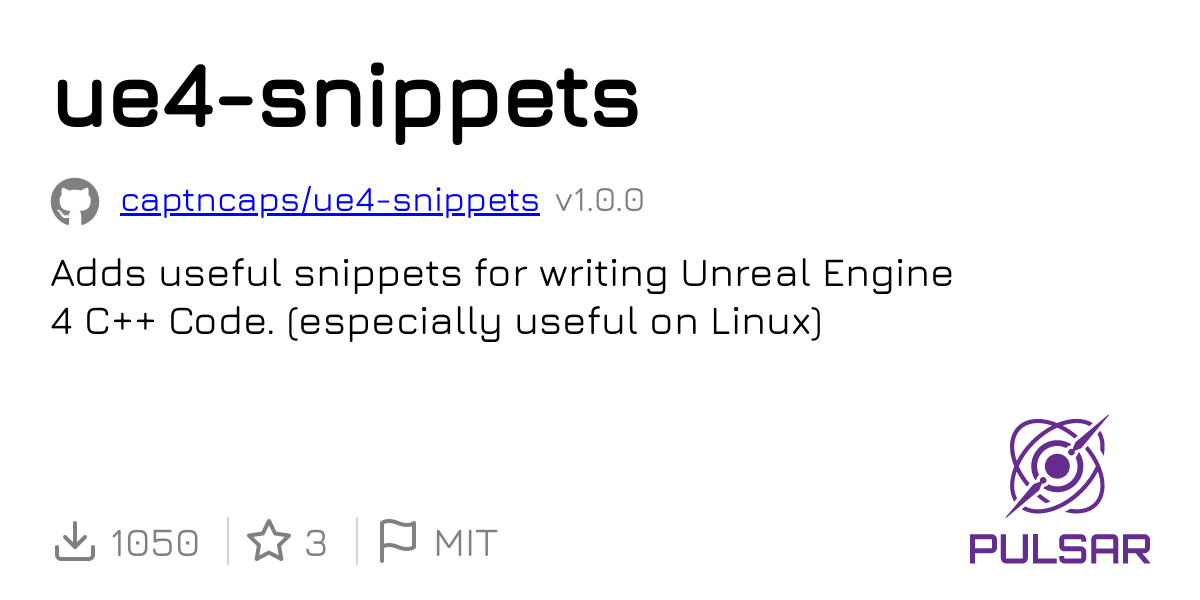 ue4-snippets