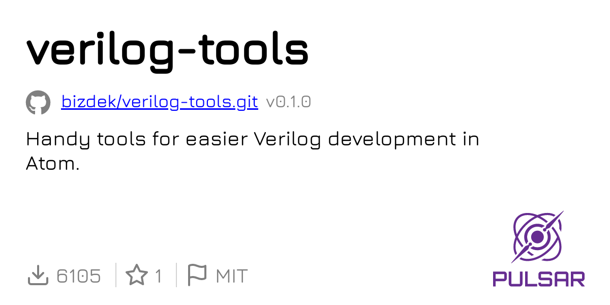 verilog-tools verilog-tools