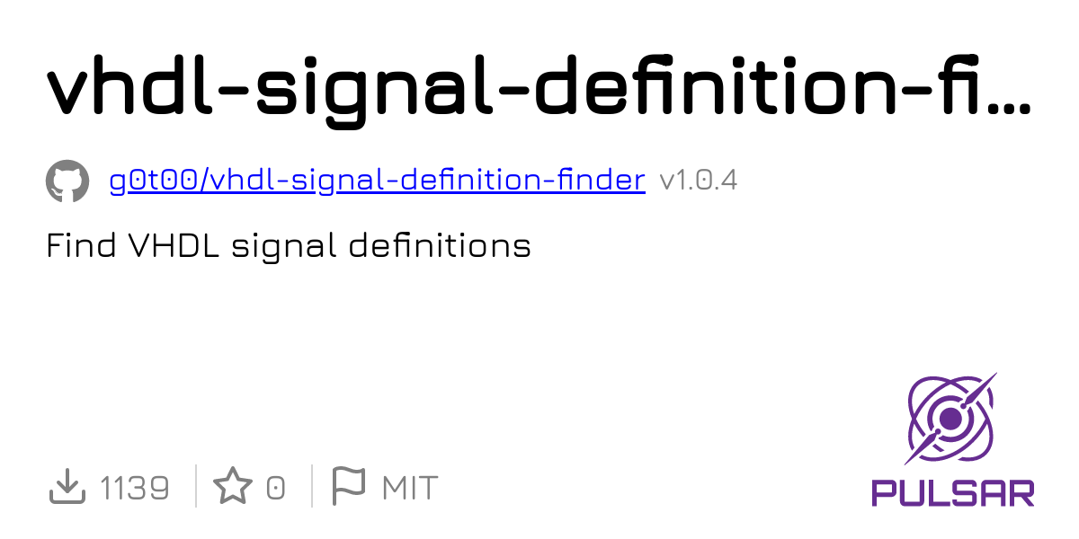 Vhdl Signal Definition Finder 