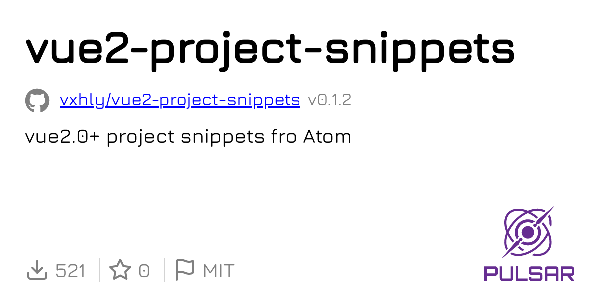 vue2-project-snippets