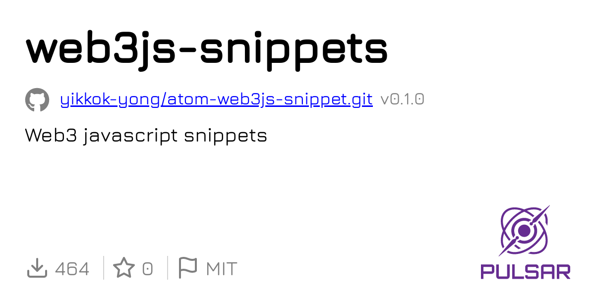 web3js-snippets web3js-snippets